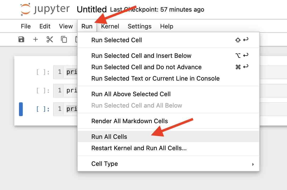 How To Run All Cells At Once Jupyter Notebook Code2care